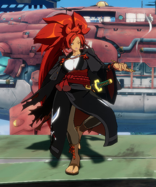 Shanks as Baiken Mod for GUILTY GEAR -STRIVE- | GGST Mods