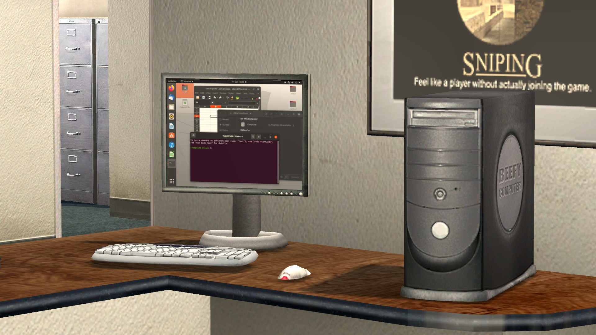 Ubuntu Desktop Mod for Counter-Strike: Source | CS:S Mods