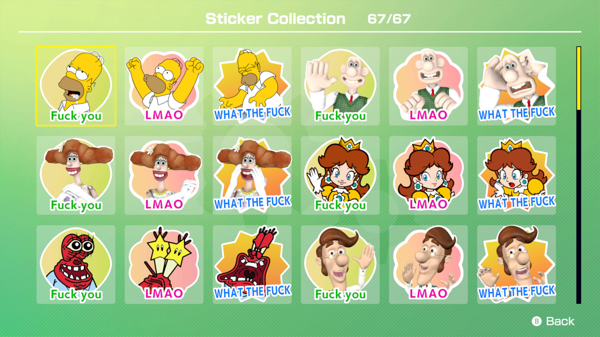 Homer Simpson (Over Mario) Mod for Mario Party Superstars | MPS Mods