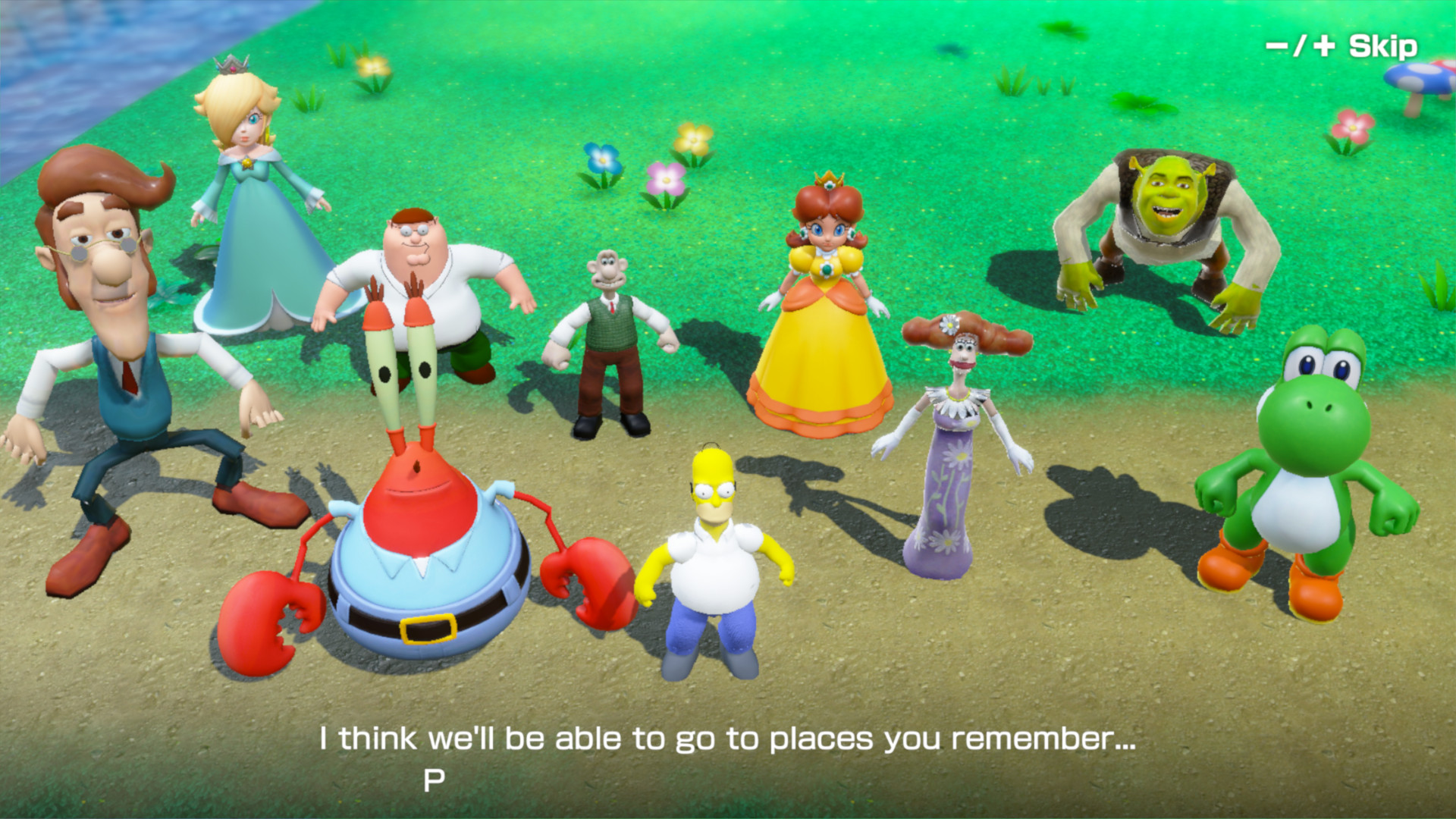 Homer Simpson (Over Mario) Mod for Mario Party Superstars | MPS Mods