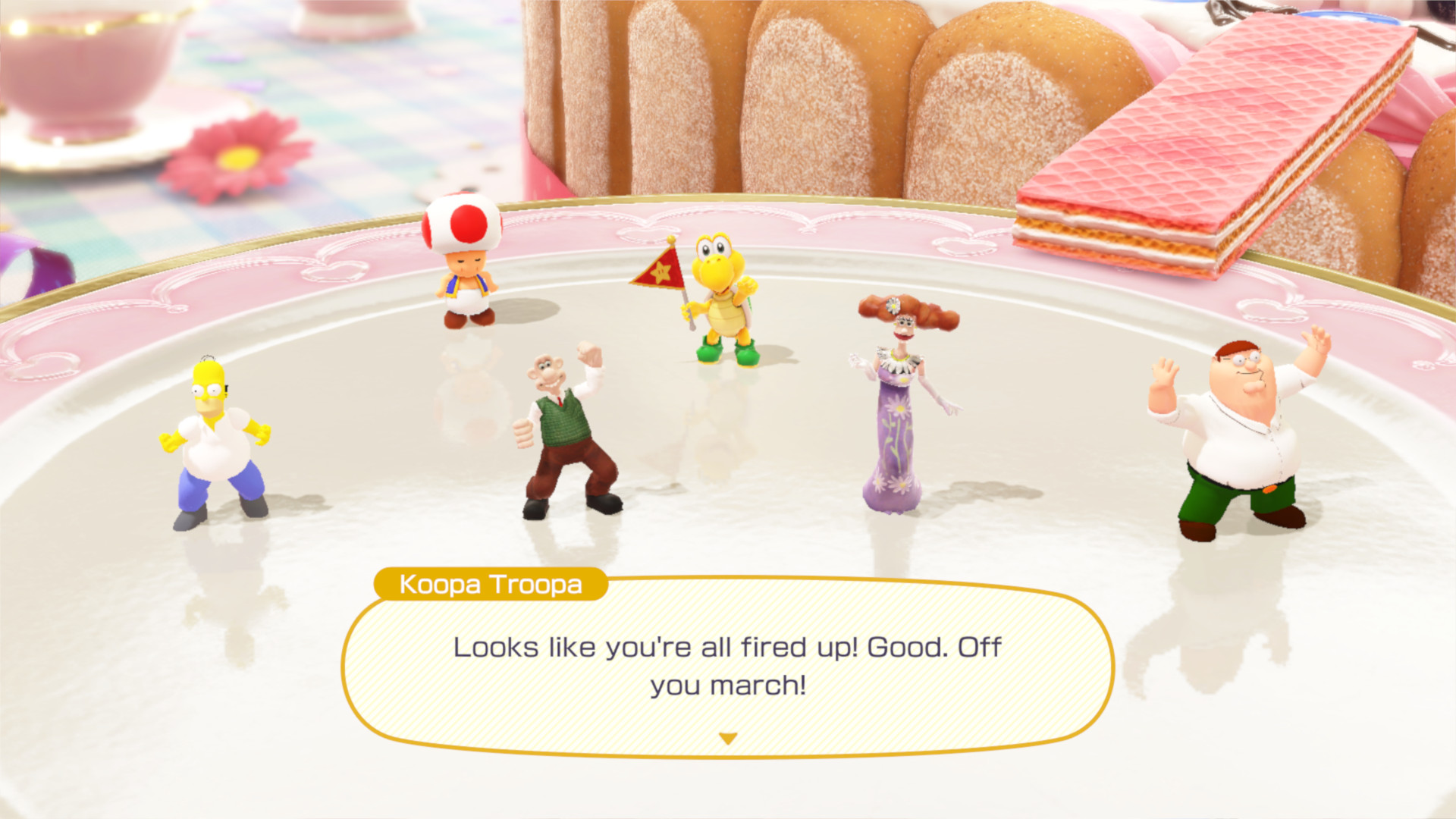 Homer Simpson (Over Mario) Mod for Mario Party Superstars | MPS Mods