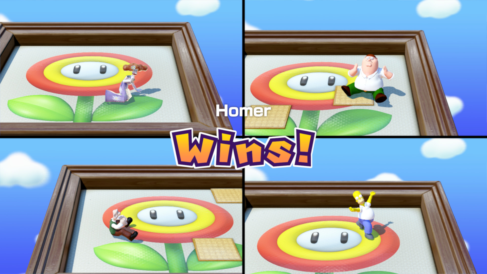 Homer Simpson (Over Mario) Mod for Mario Party Superstars | MPS Mods