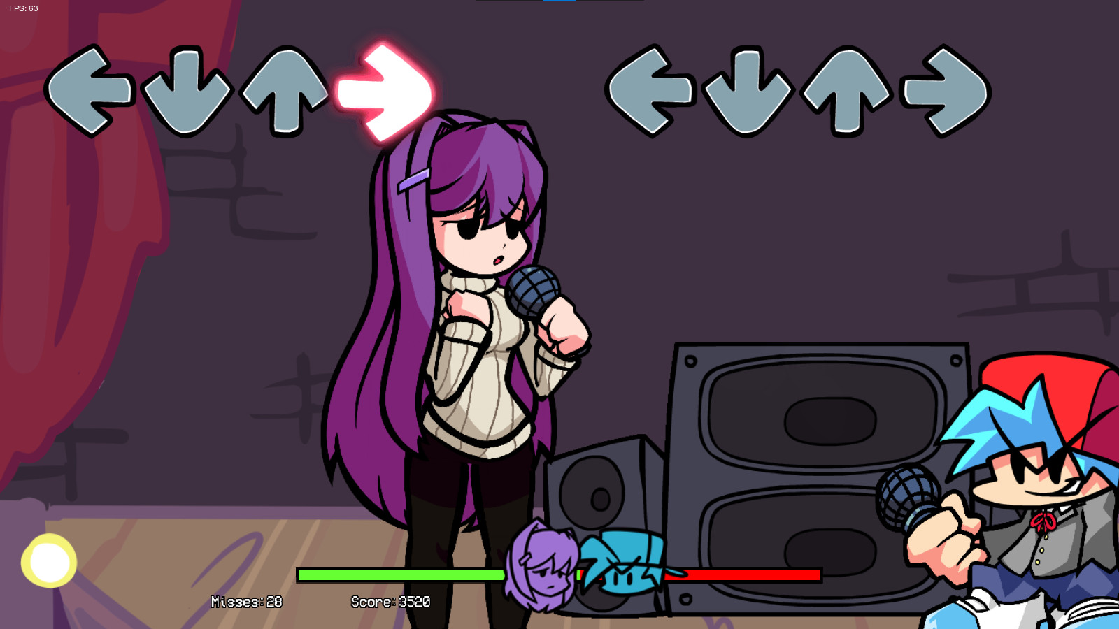 Sweater Yuri for FNF Multiplayer [Friday Night Funkin'] [Mods]