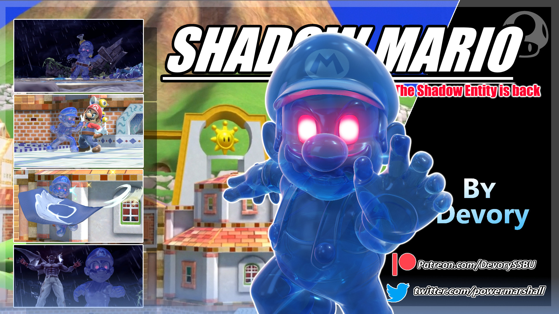 Shadow Mario Mod for Super Smash Bros. Ultimate | SSBU Mods
