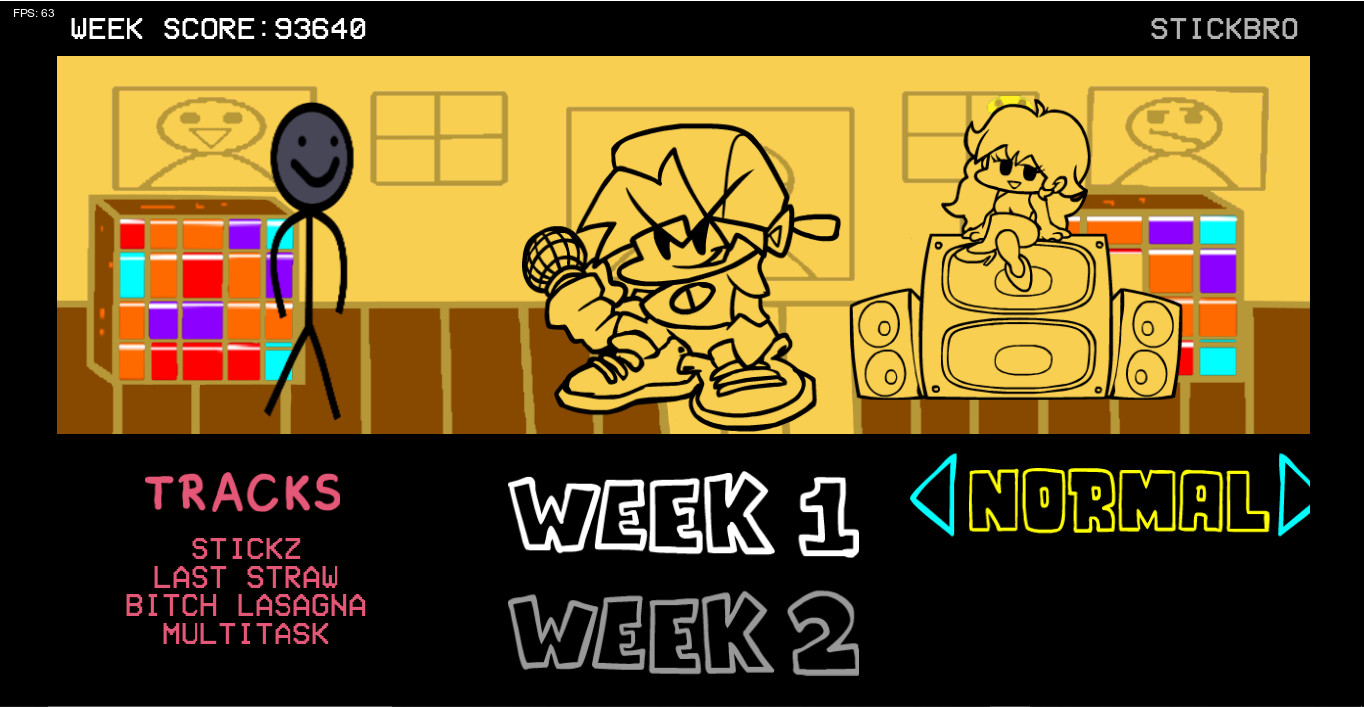 FNF STICK MOD [Friday Night Funkin'] [Mods]