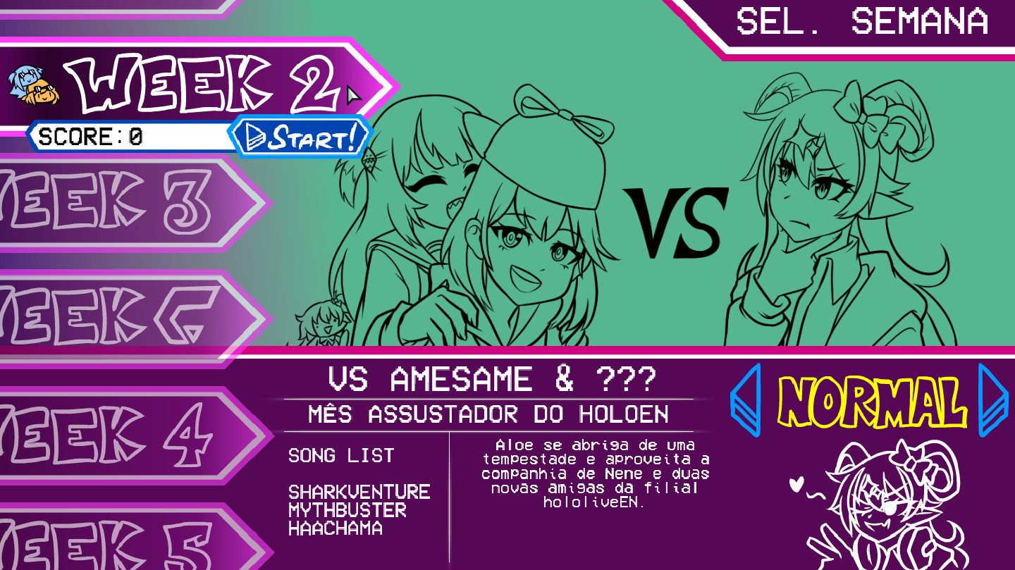 HoloFunk (Hololive Funkin') - Tradução PT BR Mod for Friday Night ...