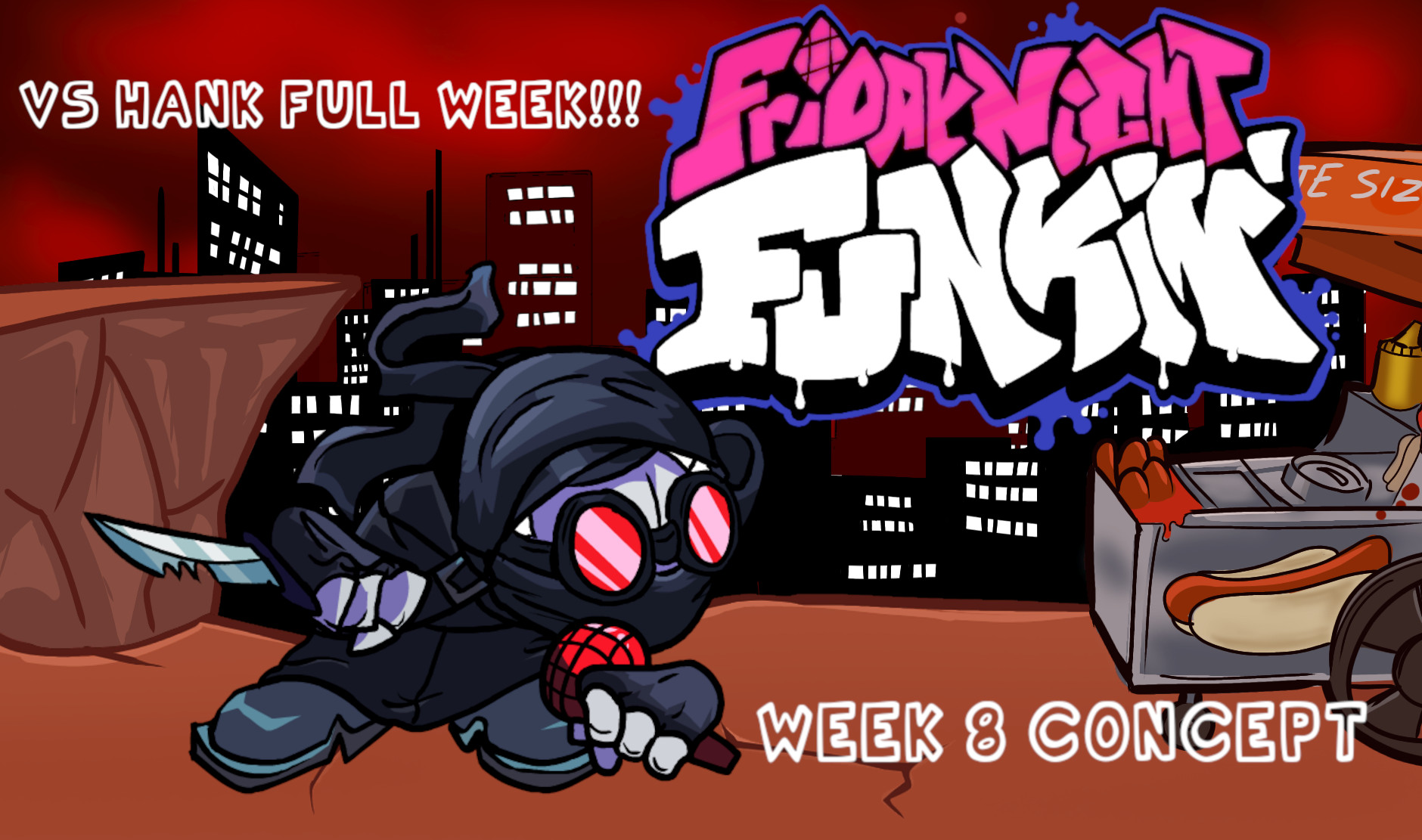 Fanmade Week 8 (MADNESS WEEK!!!) [Friday Night Funkin'] [Mods]