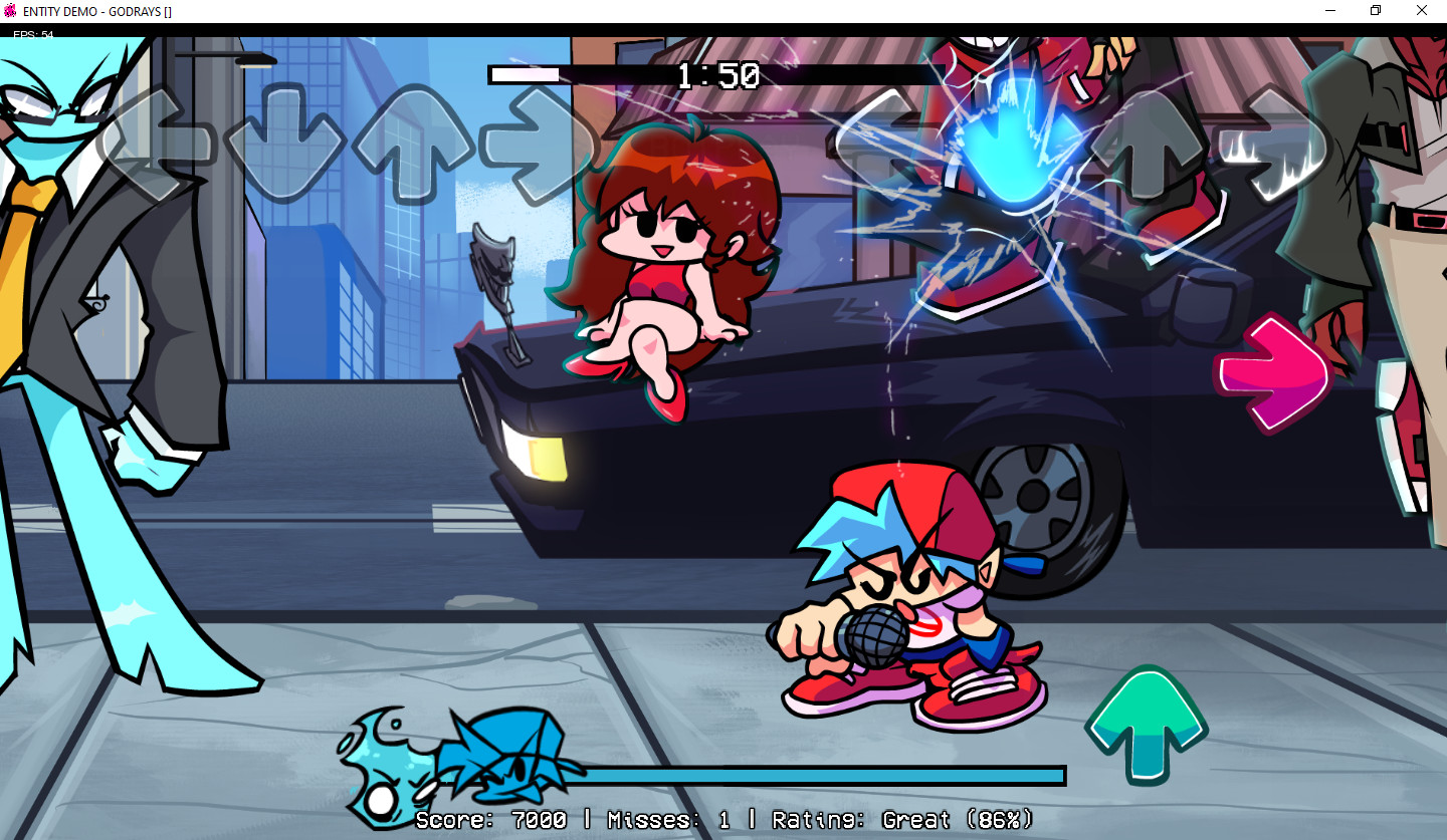 Godrays Recharted Mod for Friday Night Funkin' | FNF Mods