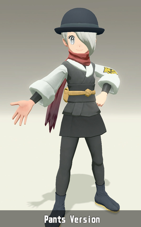 Survey Corps Uniform [Black and White] Mod for Pokémon Legends: Arceus ...