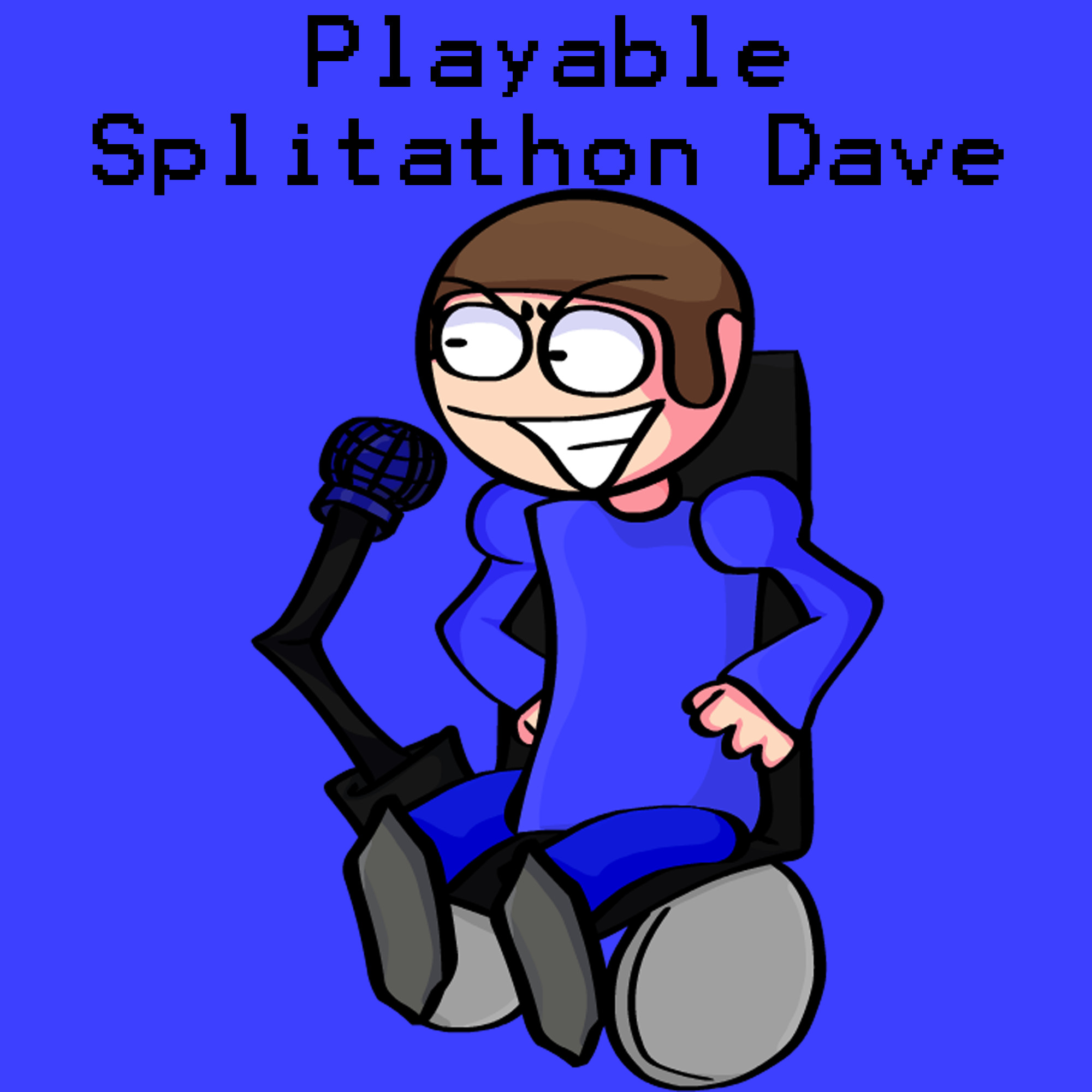 Playable Splitathon Dave [Friday Night Funkin'] [Mods]