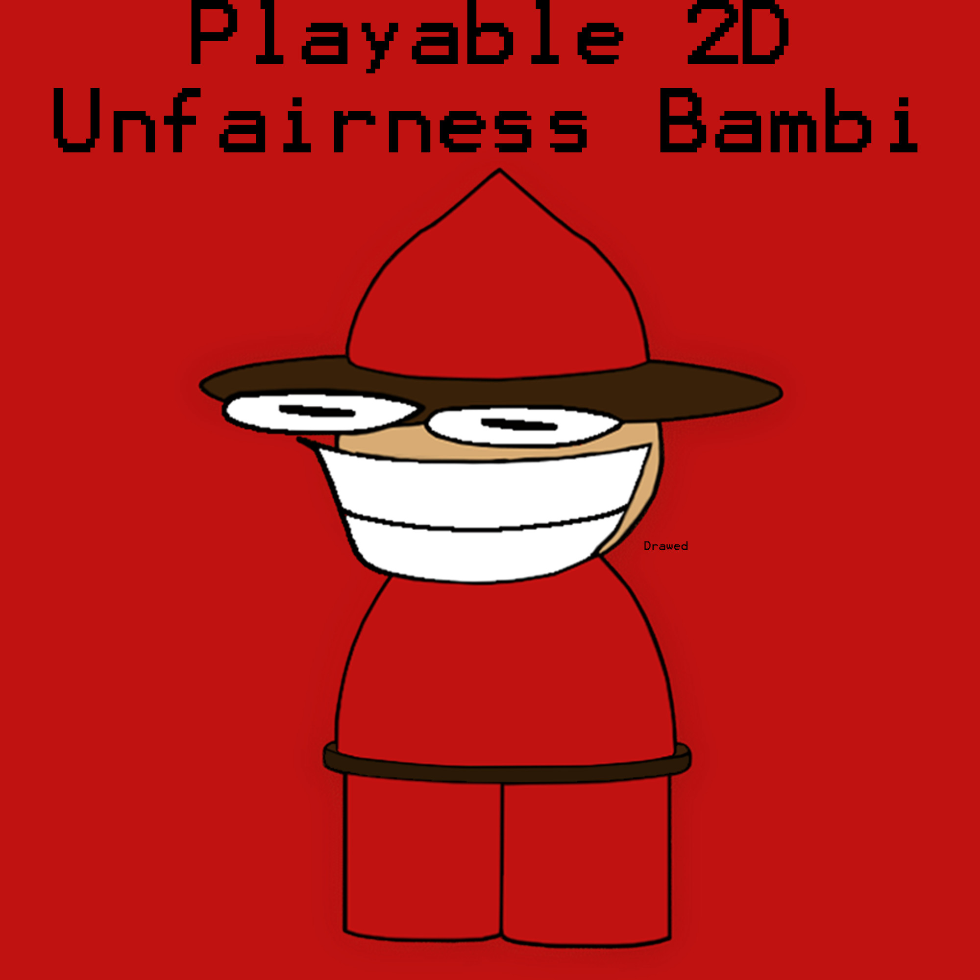 Playable Unfairness bambi 2D [Friday Night Funkin'] [Mods]