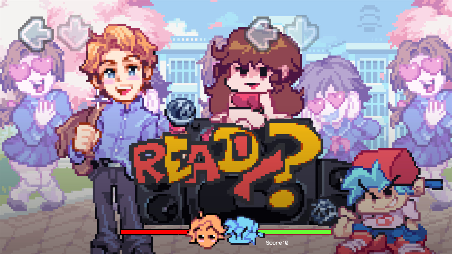 Senpai without tie [Friday Night Funkin'] [Mods]