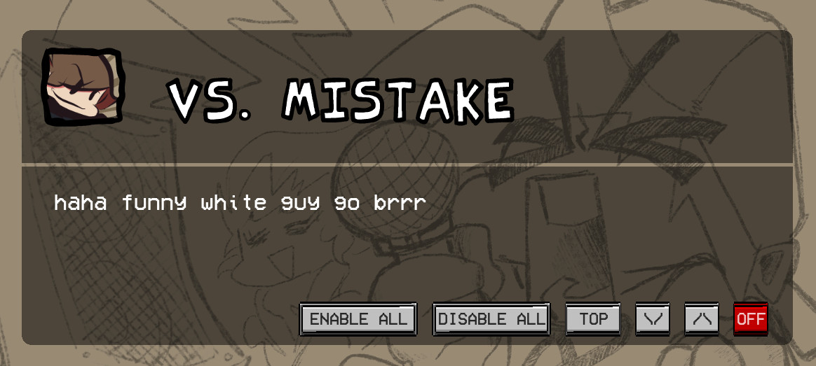 Vs. Mistake (WINTER UPDATE) Mod for Friday Night Funkin' | FNF Mods