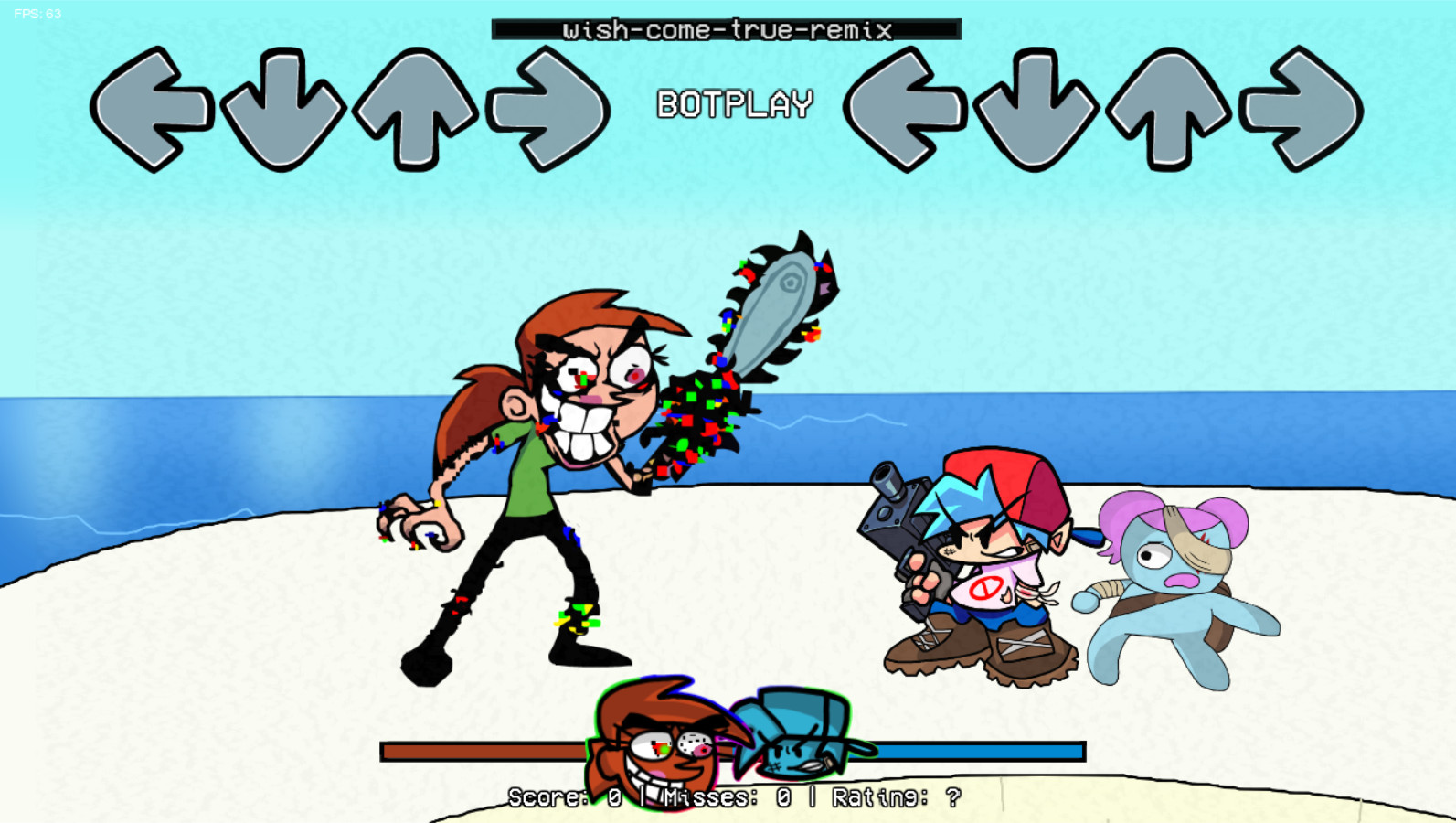 FNF X Pibby || V.S. Vicky and ??? - remix update Mod for Friday Night Funkin' | FNF Mods