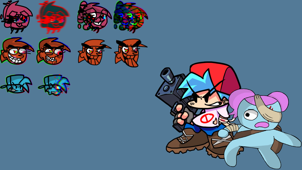 FNF X Pibby || V.S. Vicky and ??? - remix update Mod for Friday Night Funkin' | FNF Mods