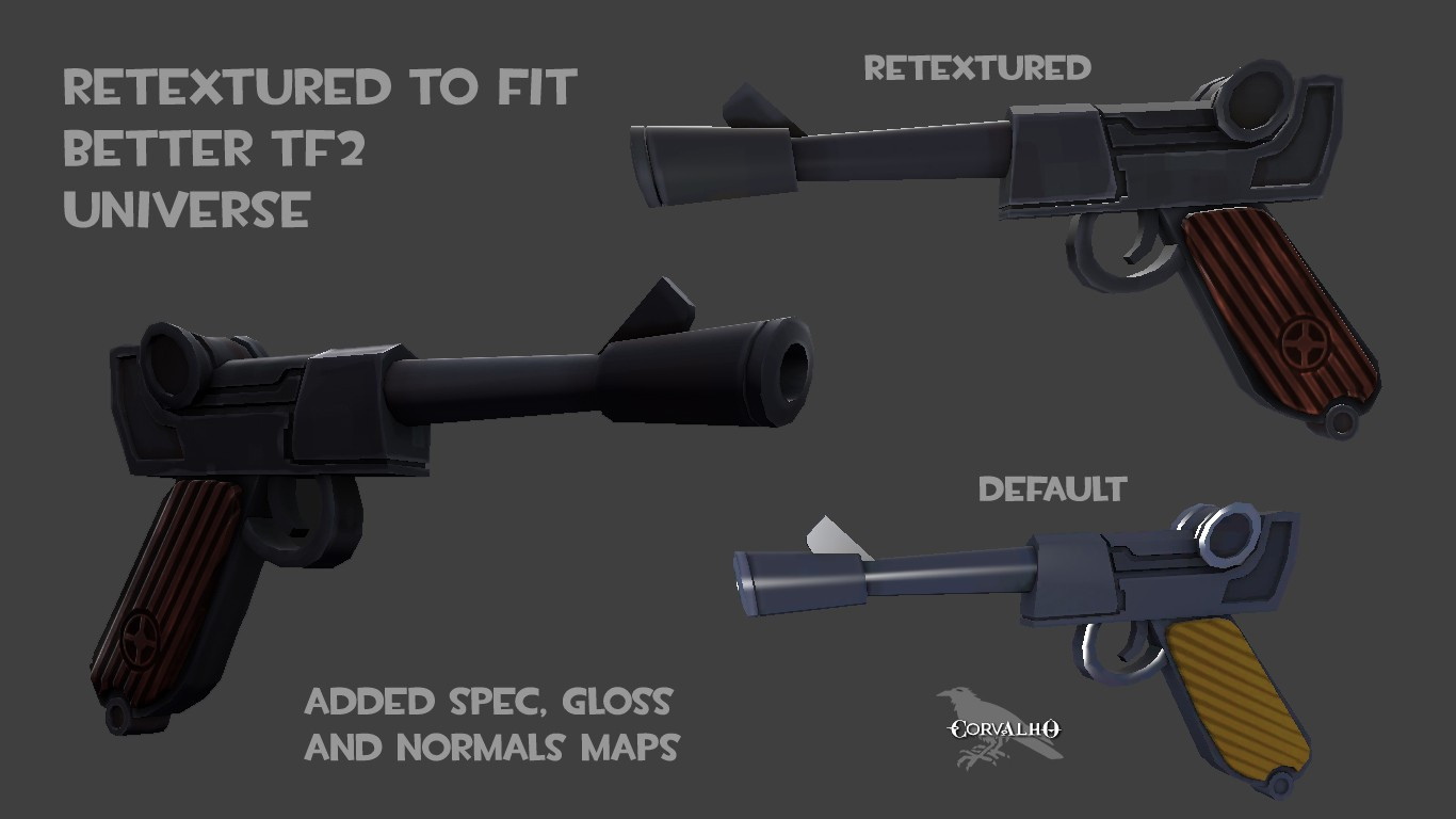 The Lugermorph Retextured [FIXED] Mod for Team Fortress 2 | TF2 Mods