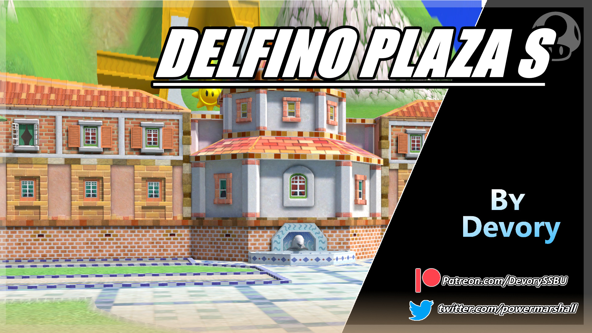 Delfino Plaza S Mod for Super Smash Bros. Ultimate | SSBU Mods