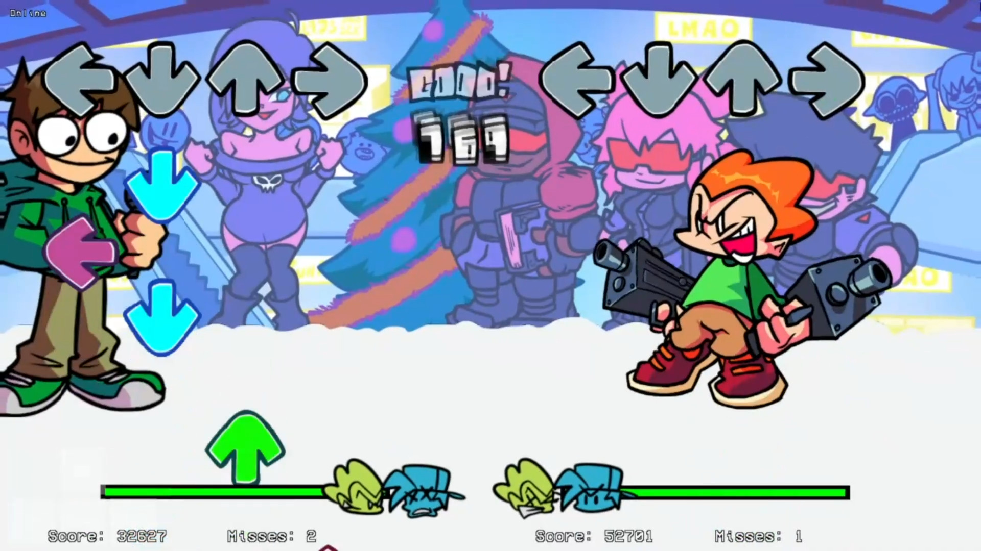 playable unloaded extras for fnf online vs [Friday Night Funkin'] [Mods]