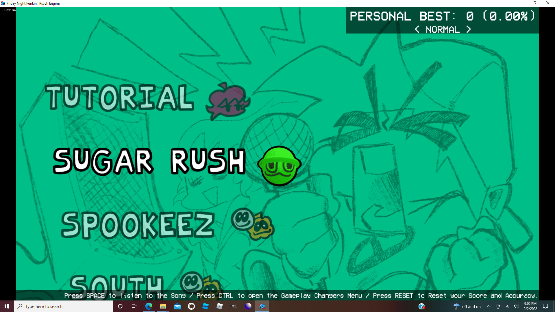 Mid-Effort Sugar Rush Mod for Friday Night Funkin' | FNF Mods