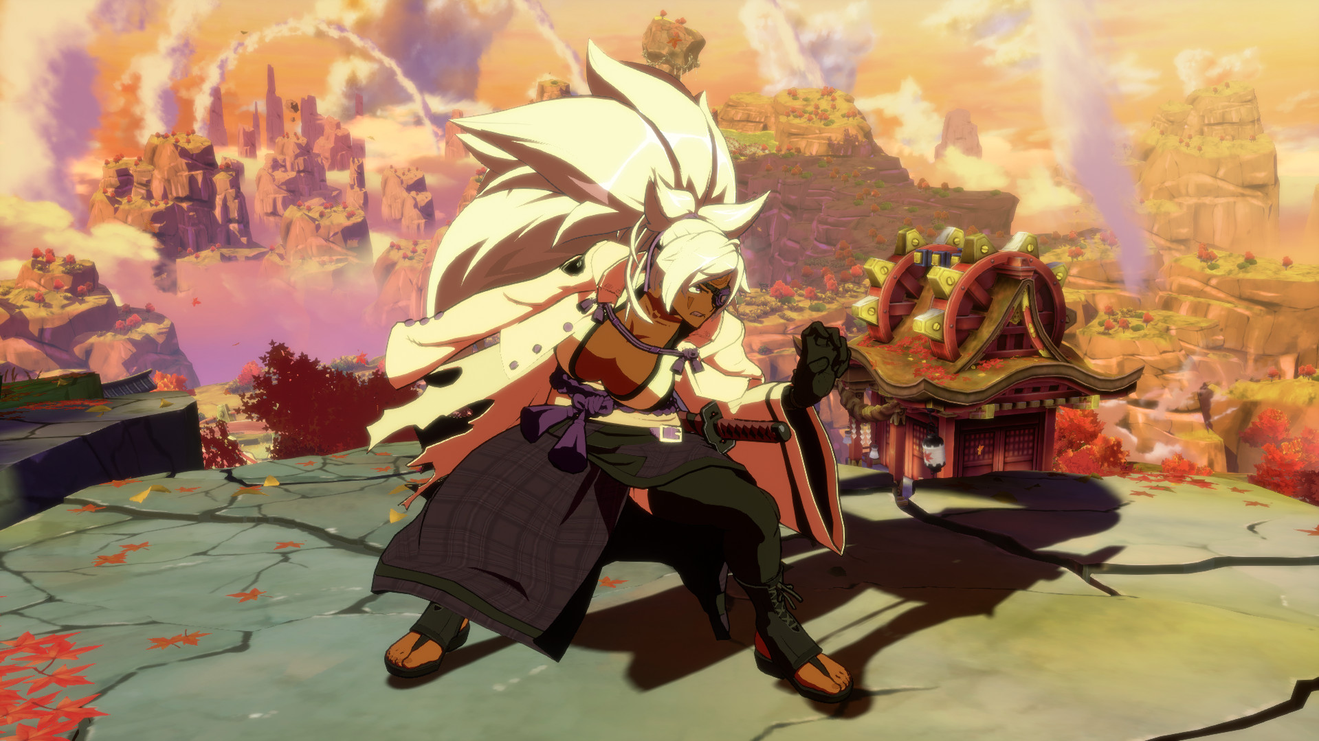 Guilty Gear Strive Baiken with No More Hero Shinobu Colors | JCR Comic Arts