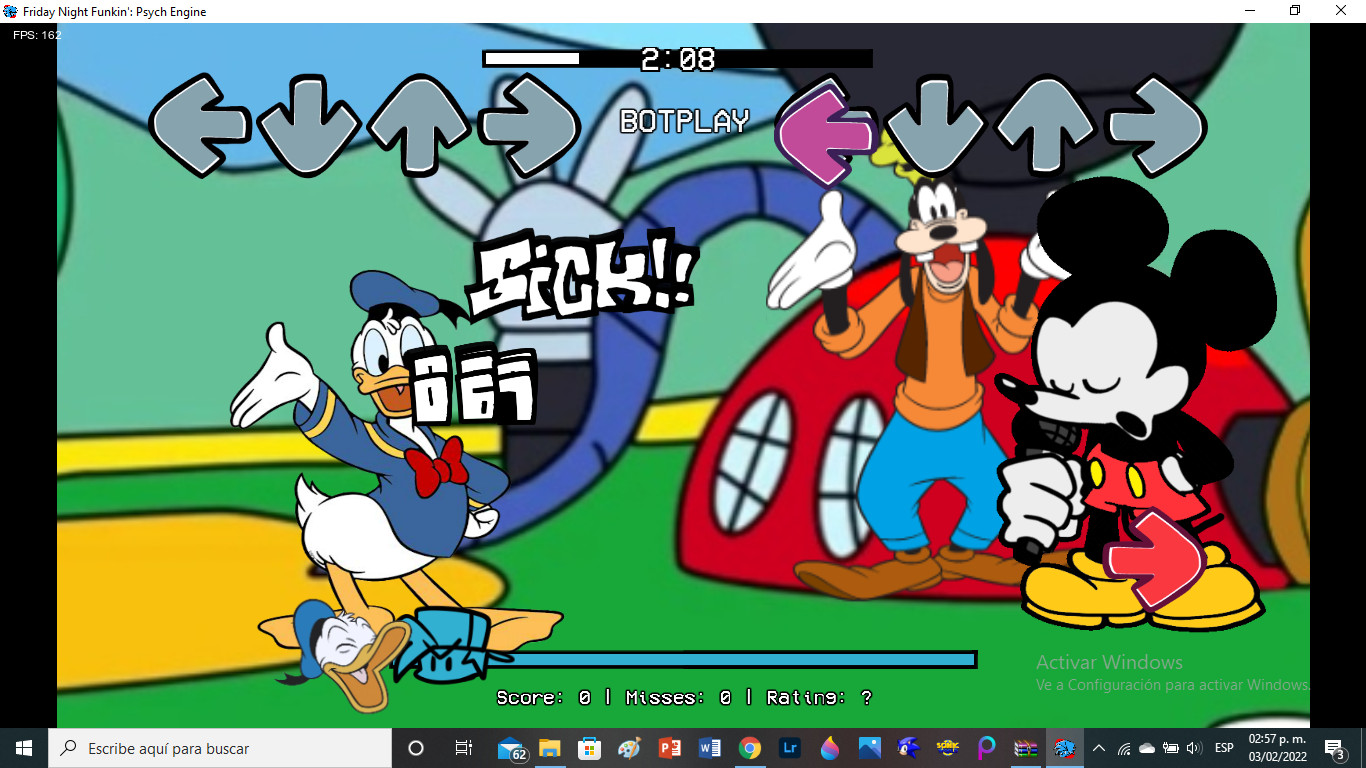 playable reanimate and painted Mickey Mouse Mod for Friday Night Funkin ...