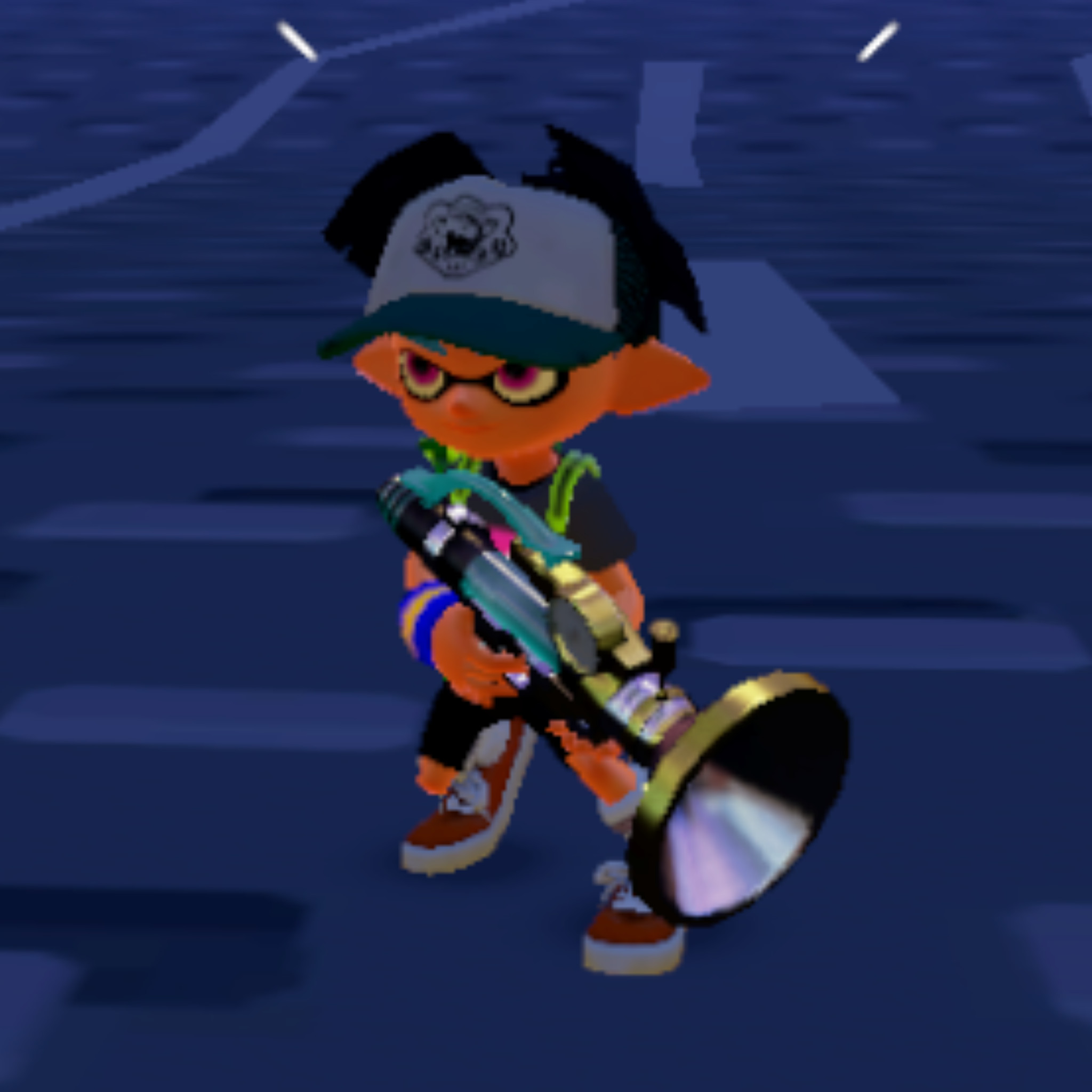Grizzco Cap over Takoroka Mesh Mod for Splatoon | Splatoon Mods