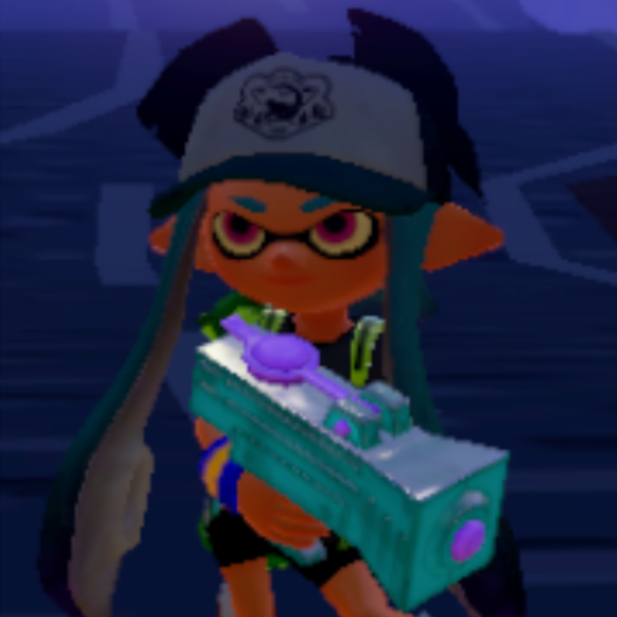 Grizzco Cap over Takoroka Mesh Mod for Splatoon | Splatoon Mods