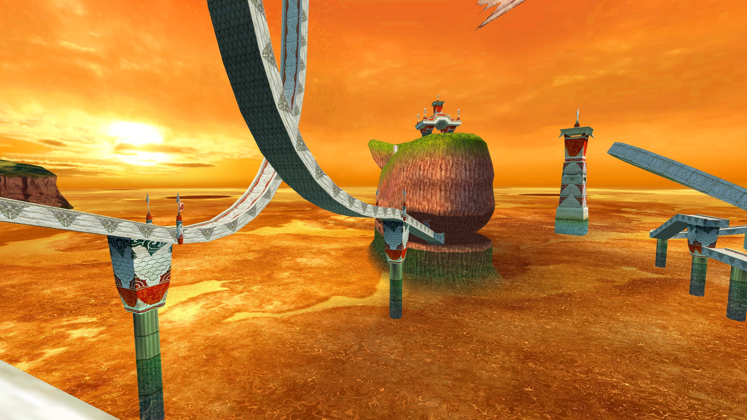 Sunset Hill [GameCube] Mod for Sonic Heroes | SH Mods