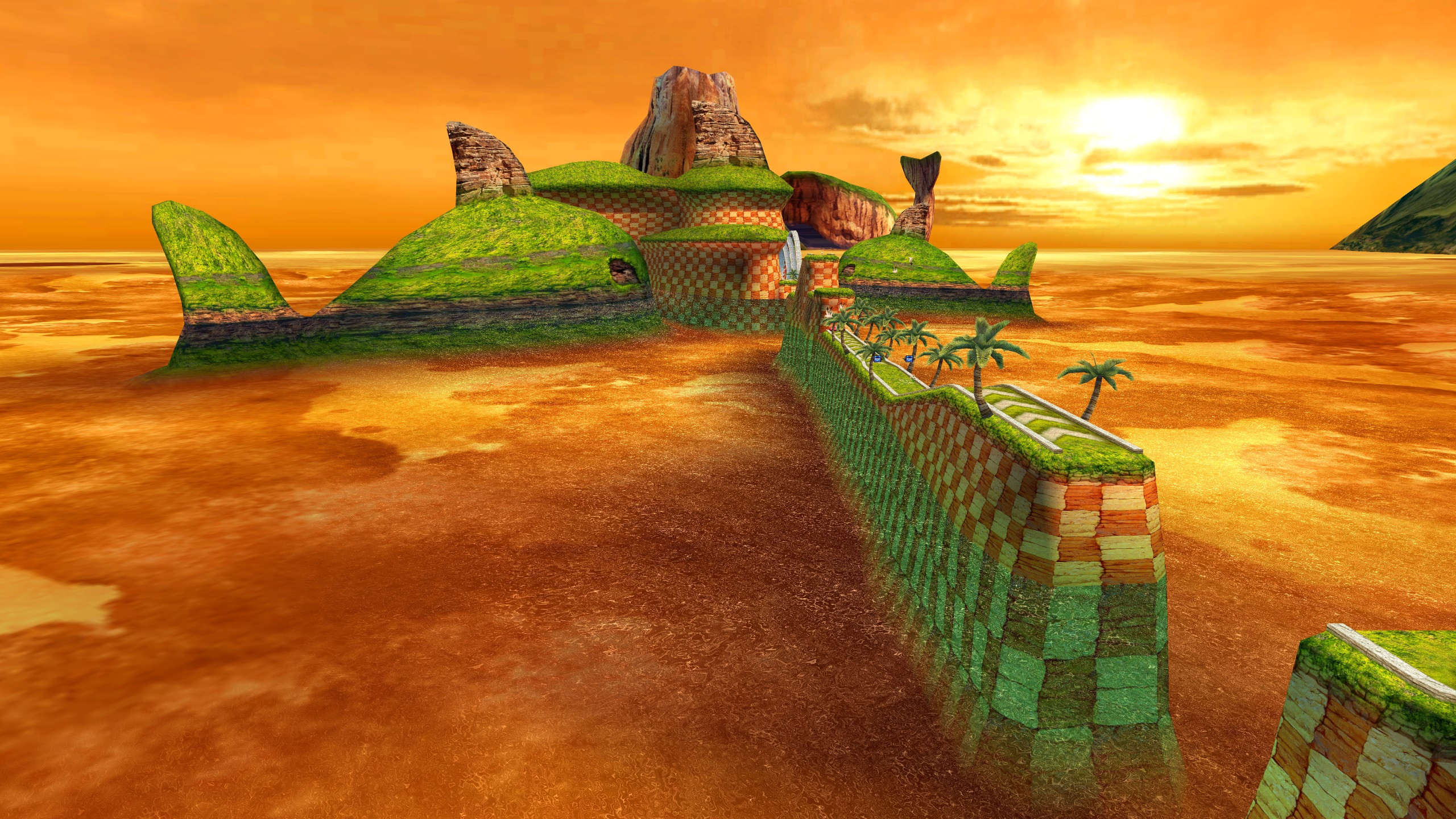 Sunset Hill [GameCube] Mod for Sonic Heroes | SH Mods