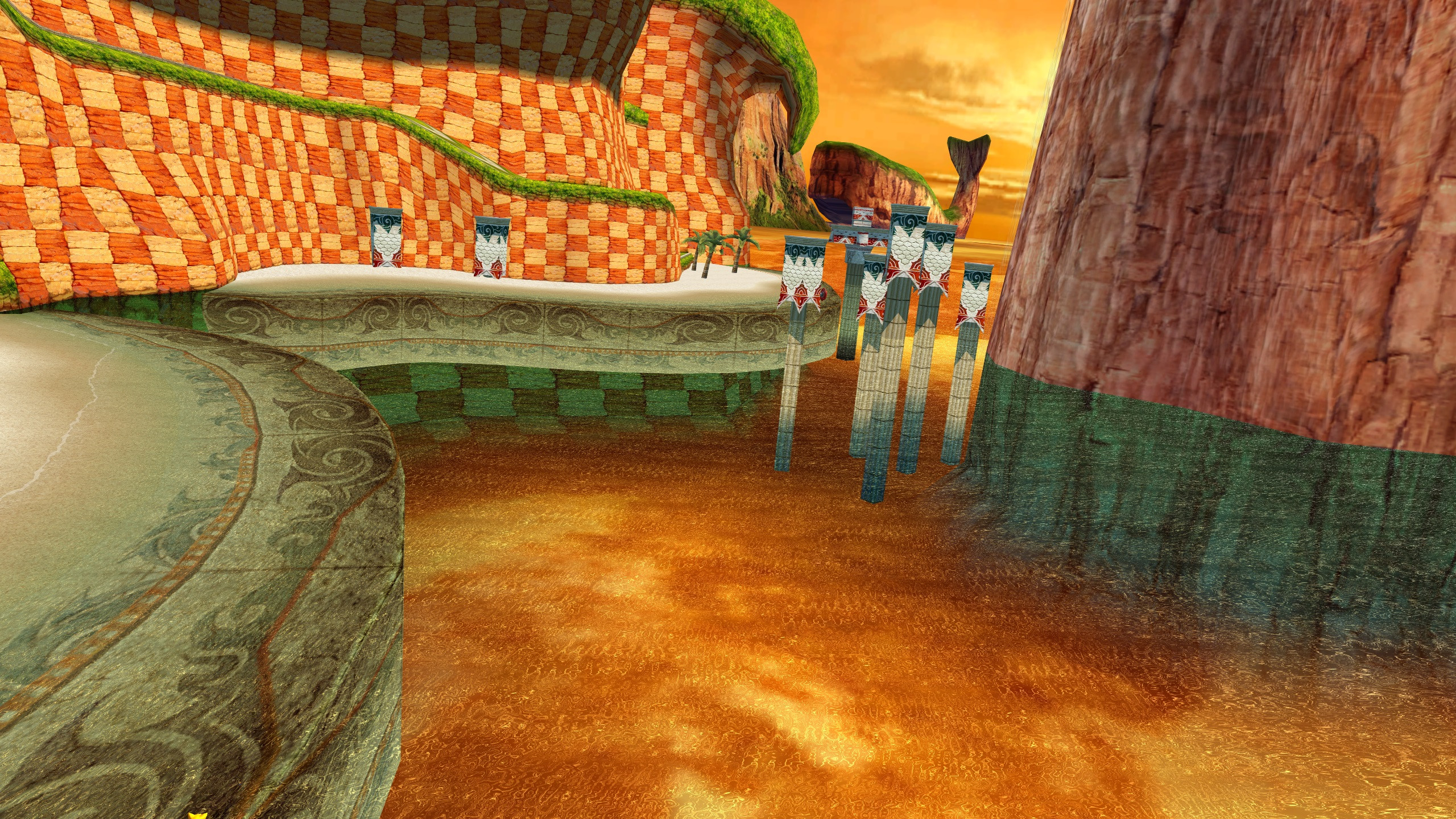 Sunset Hill [GameCube] Mod for Sonic Heroes | SH Mods