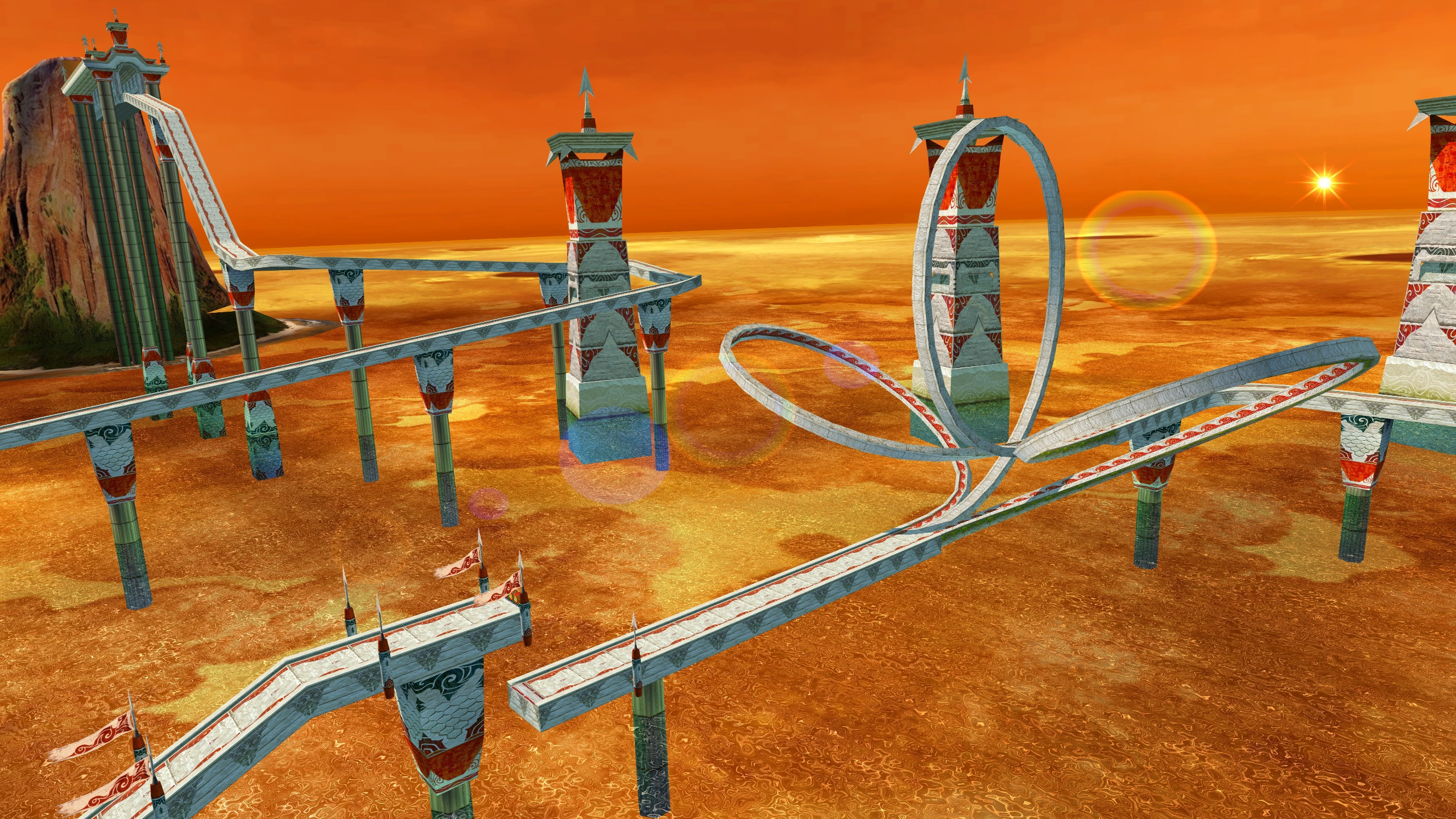 Sunset Hill [GameCube] Mod for Sonic Heroes | SH Mods