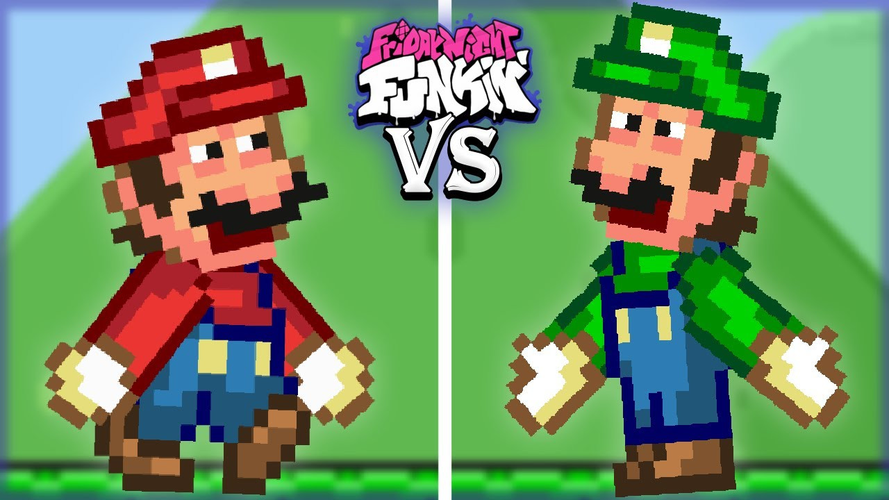 Mario VS Luigi (Dorkly Edition) Mod for Friday Night Funkin' | FNF Mods