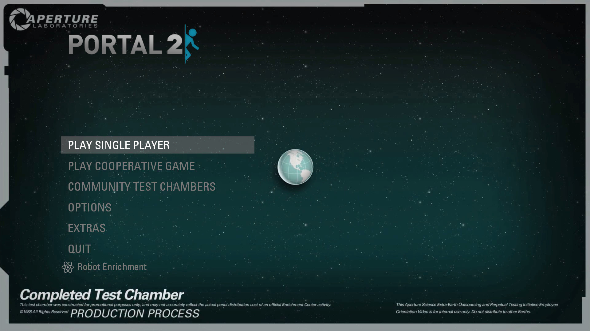 Menu Background Replacement - "The Multiverse" [Portal 2] [Mods]