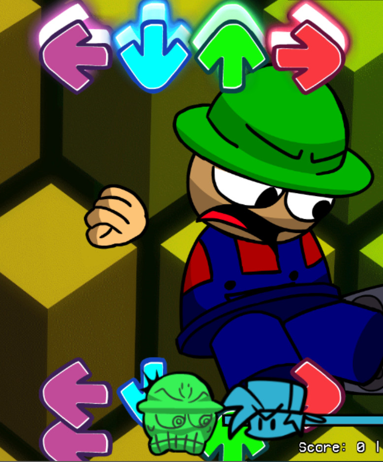 Disruption Bambi 2D | WITH FLA Mod for Friday Night Funkin' | FNF Mods