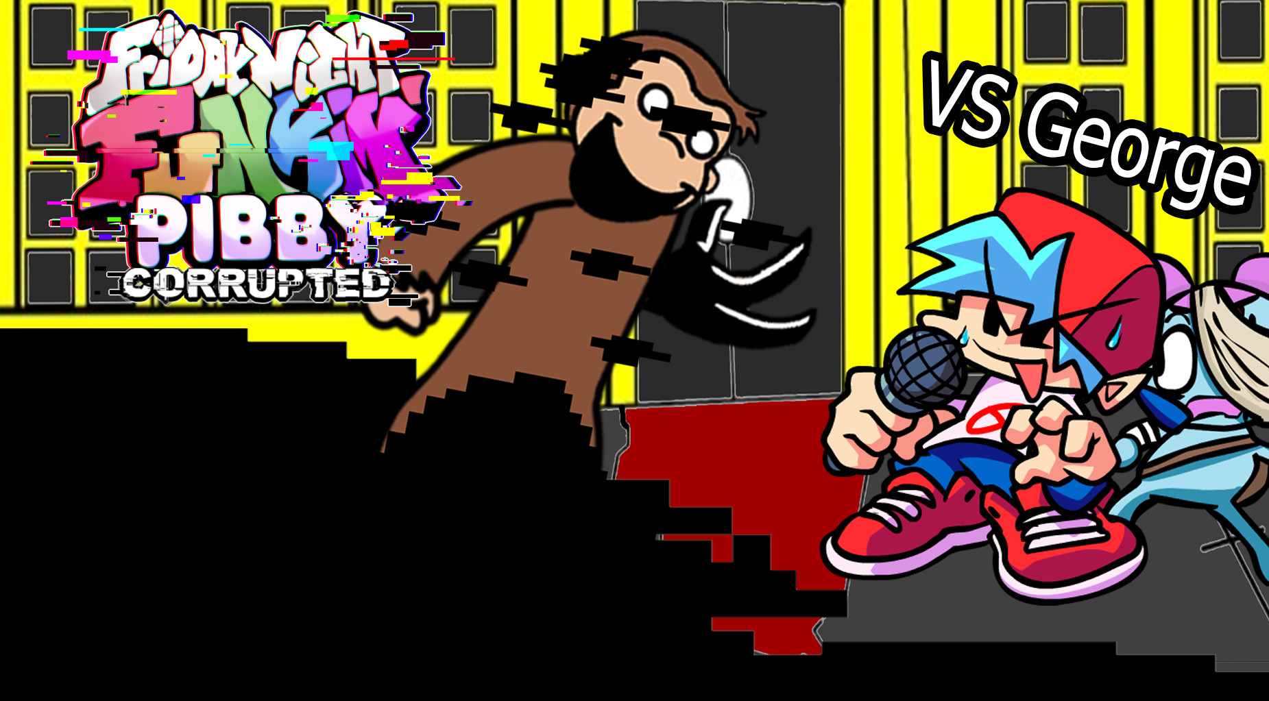 Vs George Glitch FNF Mod for Friday Night Funkin' | FNF Mods