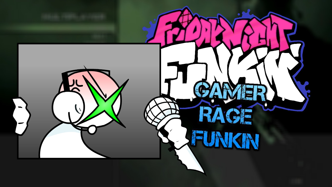GAMER RAGE FUNKIN: Vs. Angry XBOX User Mod for Friday Night Funkin ...