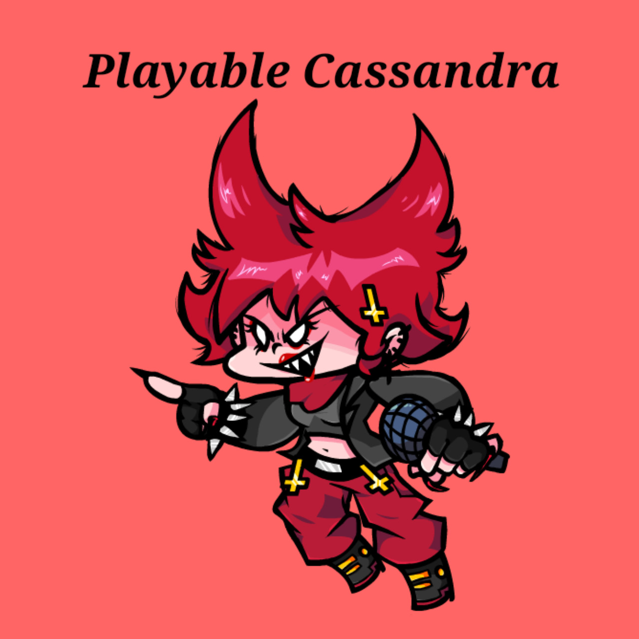 Playable Cassandra [Friday Night Funkin'] [Mods]