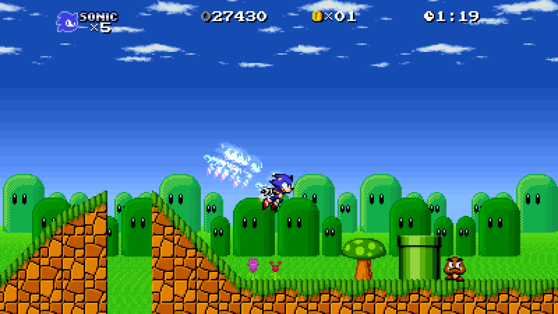 2.0 SMB1 level pack (Super Sonic Pals) Mod for Boll Deluxe | BDX Mods