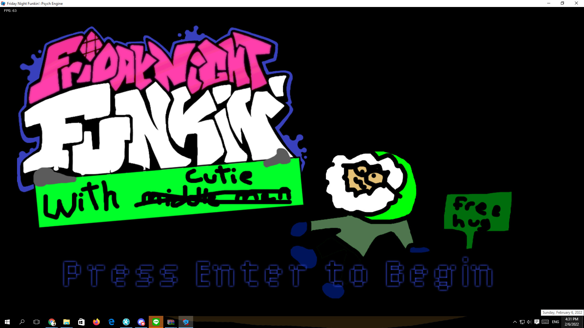 friday night funkin with cutie [Friday Night Funkin'] [Mods]