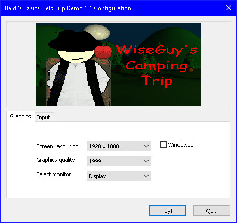 WiseGuy's Camping Trip Mod for Baldi's Basics | Baldi Mods