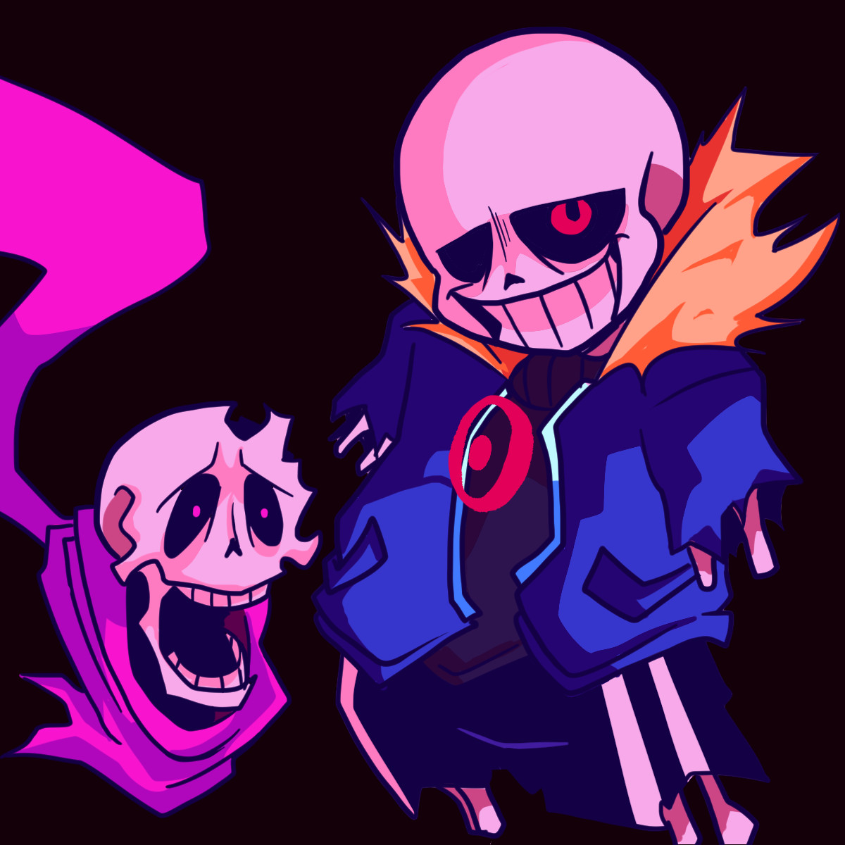 FNF' Skeleton Bros [CHAPTER 1] OLD Mod for Friday Night Funkin' | FNF Mods