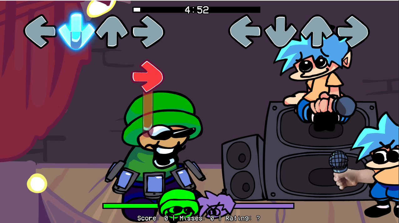 2D Bandu Psych Engine custom Character [Friday Night Funkin'] [Mods]