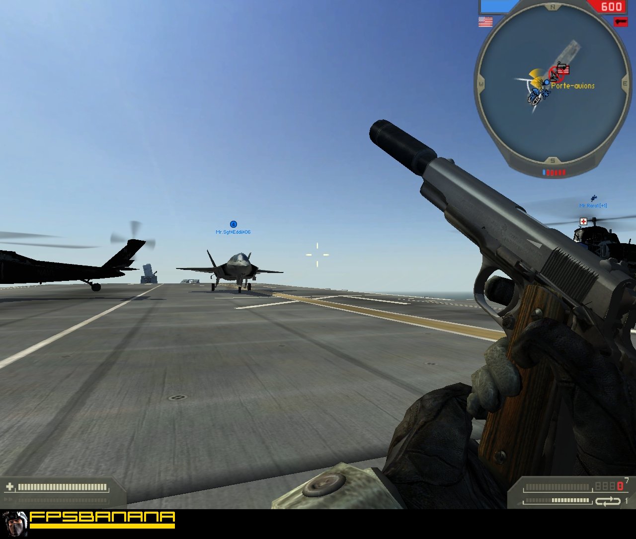 Colt 45 silenced [Battlefield 2] [Mods]