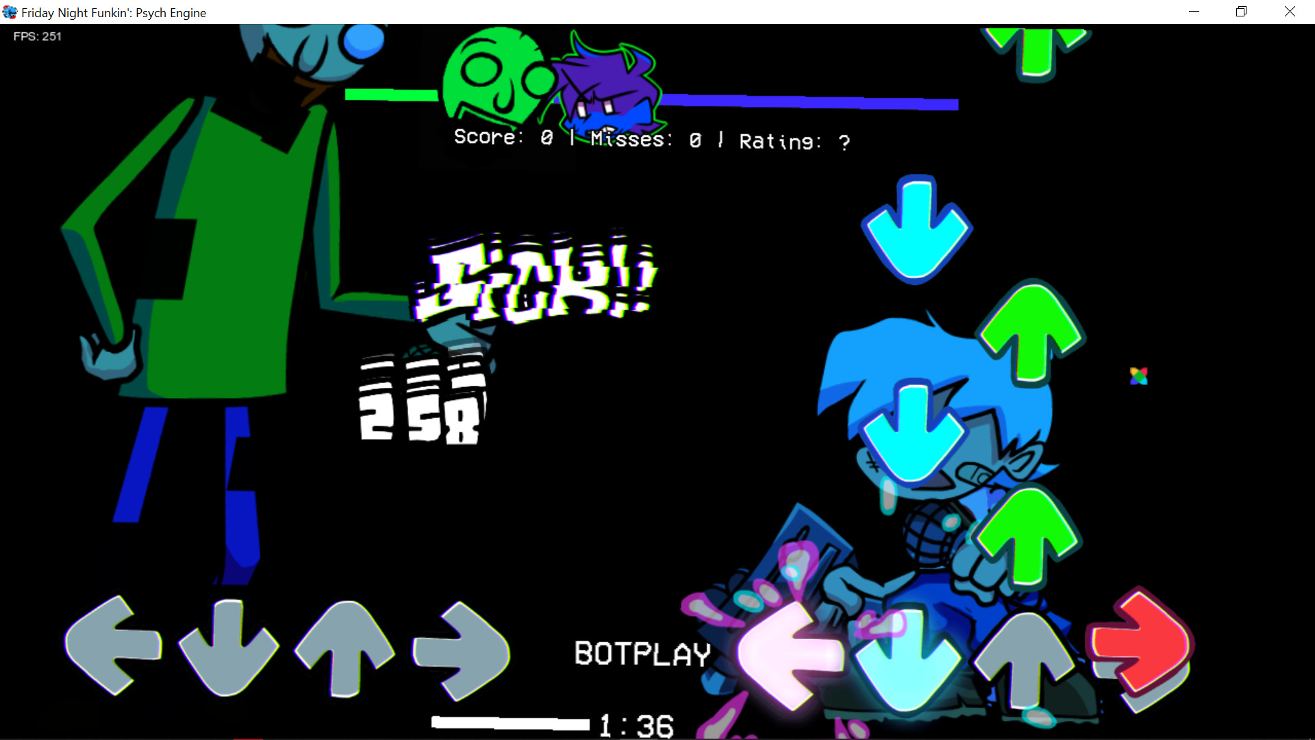 Baldi Sings Corrupted Hero Mod for Friday Night Funkin' | FNF Mods