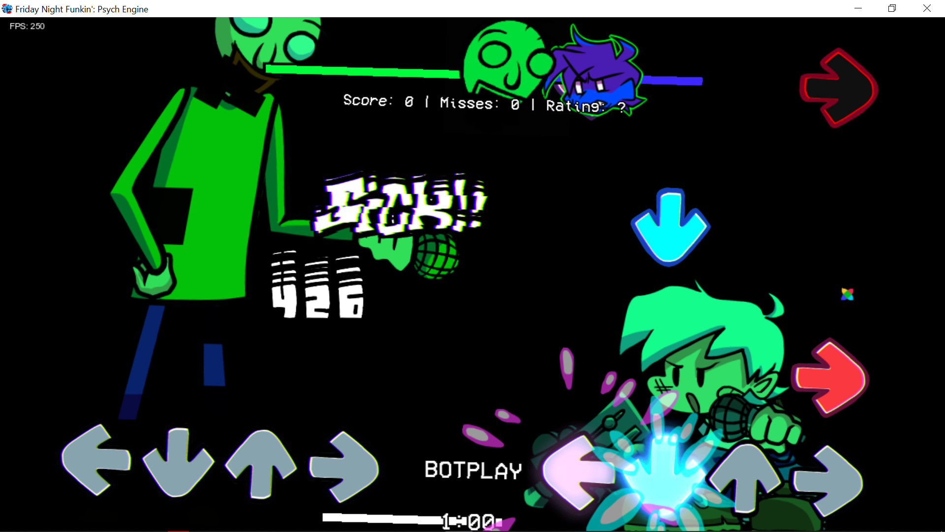 Baldi Sings Corrupted Hero Mod for Friday Night Funkin' | FNF Mods