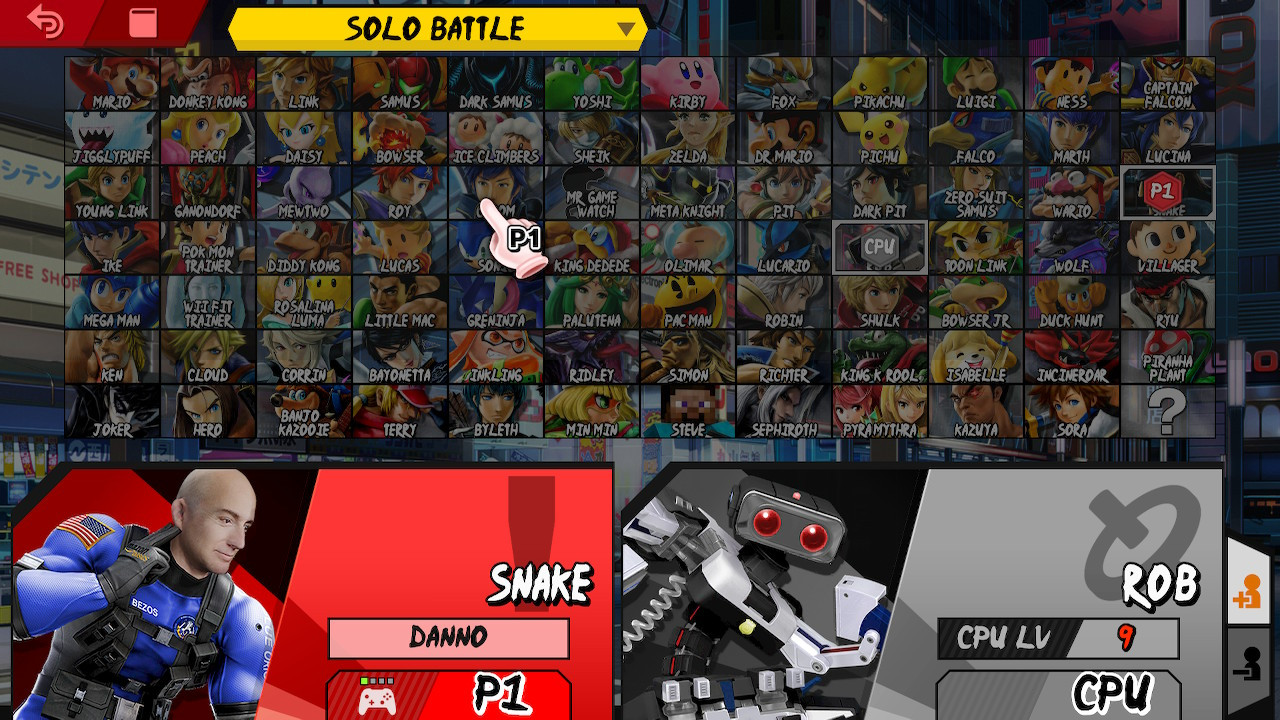Jeff Bezos Mod for Super Smash Bros. Ultimate | SSBU Mods
