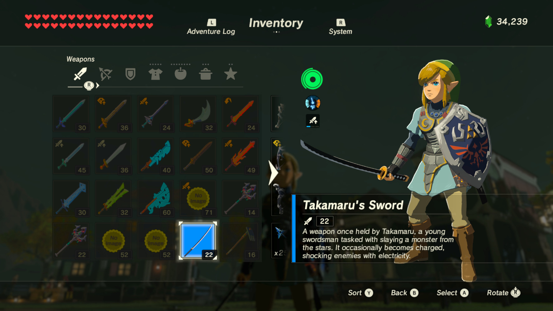 Takamaru's Katana (standalone) Mod for The Legend of Zelda: Breath of ...