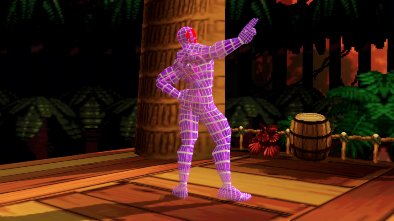 Male Fighting Wireframe (Melee) Mod for Super Smash Bros. Ultimate ...