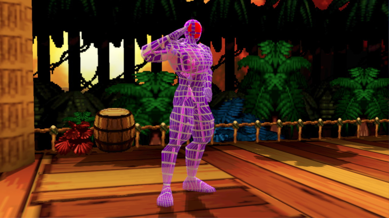 Male Fighting Wireframe (Melee) Mod for Super Smash Bros. Ultimate ...