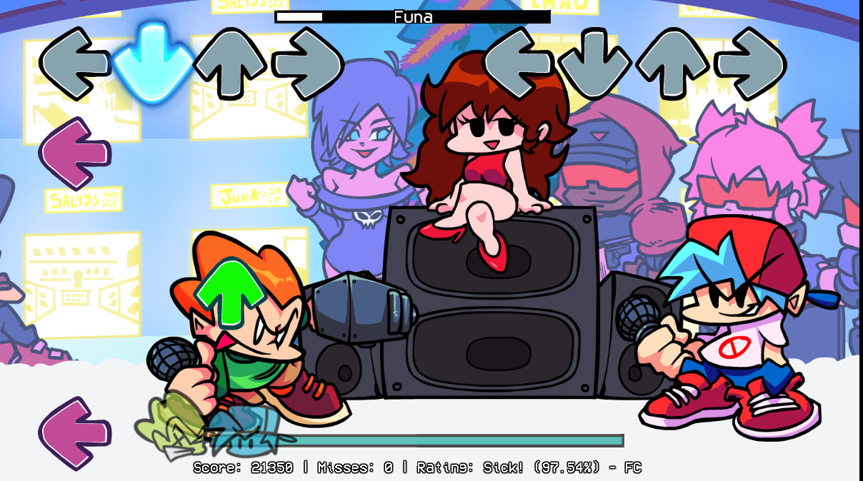"funa" fan chart Mod for Friday Night Funkin' | FNF Mods